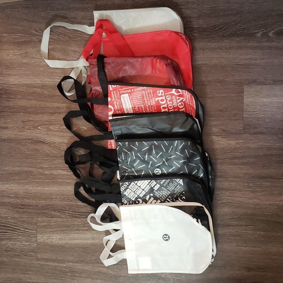 lululemon athletica | Bags | 3 Lululemon Recycle Shopping Bags In Small ...